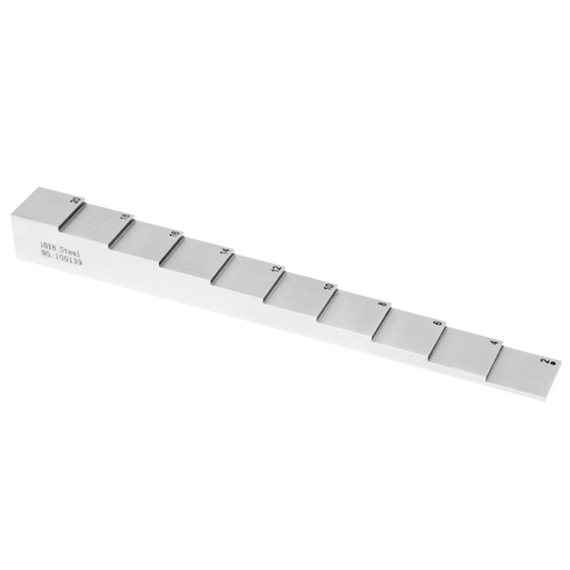 10 Step Calibration Block Aluminum 2 20mm Metric Gauge Test Block